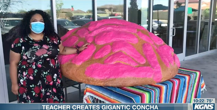 Texas Teacher Makes Six-Foot Concha, Because Art – MI BLOG ES TU BLOG
